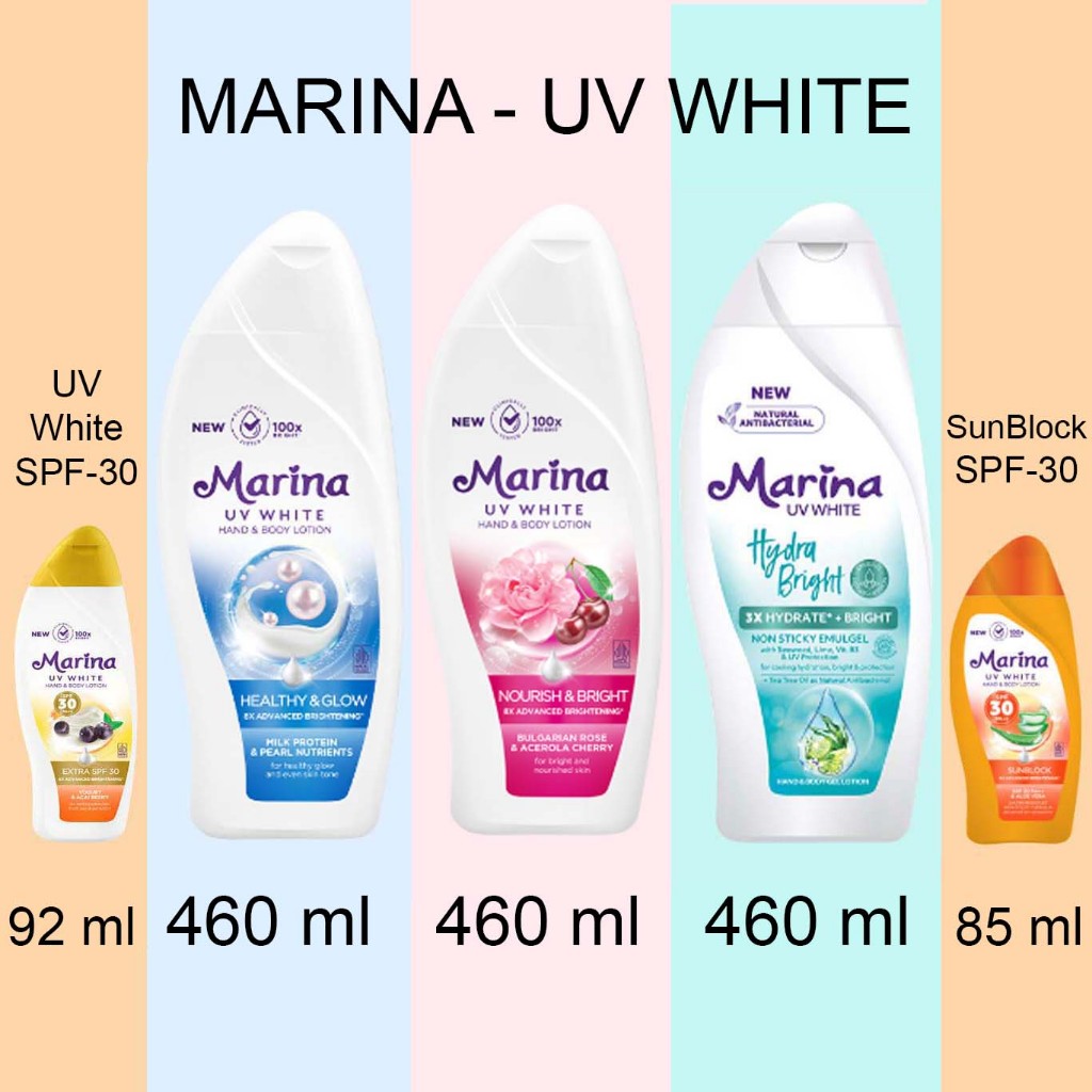 Jual Marina Healthy & Glow Body Lotion 460 ml | Shopee Indonesia