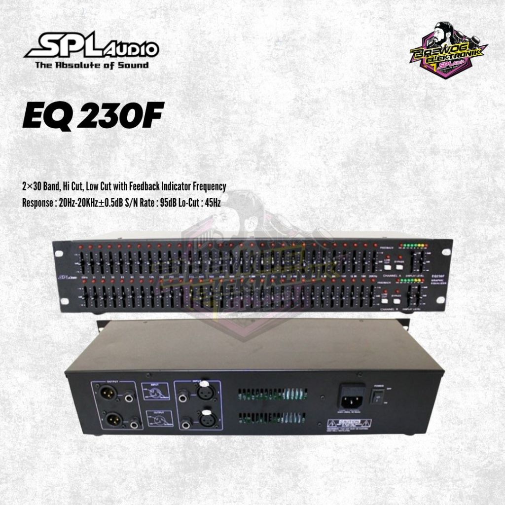 Jual ORIGINAL PRODUK BREWOG SPL AUDIO EQUALIZER EQ 230F | Shopee Indonesia