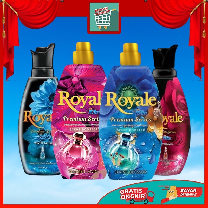 Jual ROYALE PREMIUM SERIES PELEMBUT & PEWANGI PAKAIAN 600 ML BOTOL ALL ...
