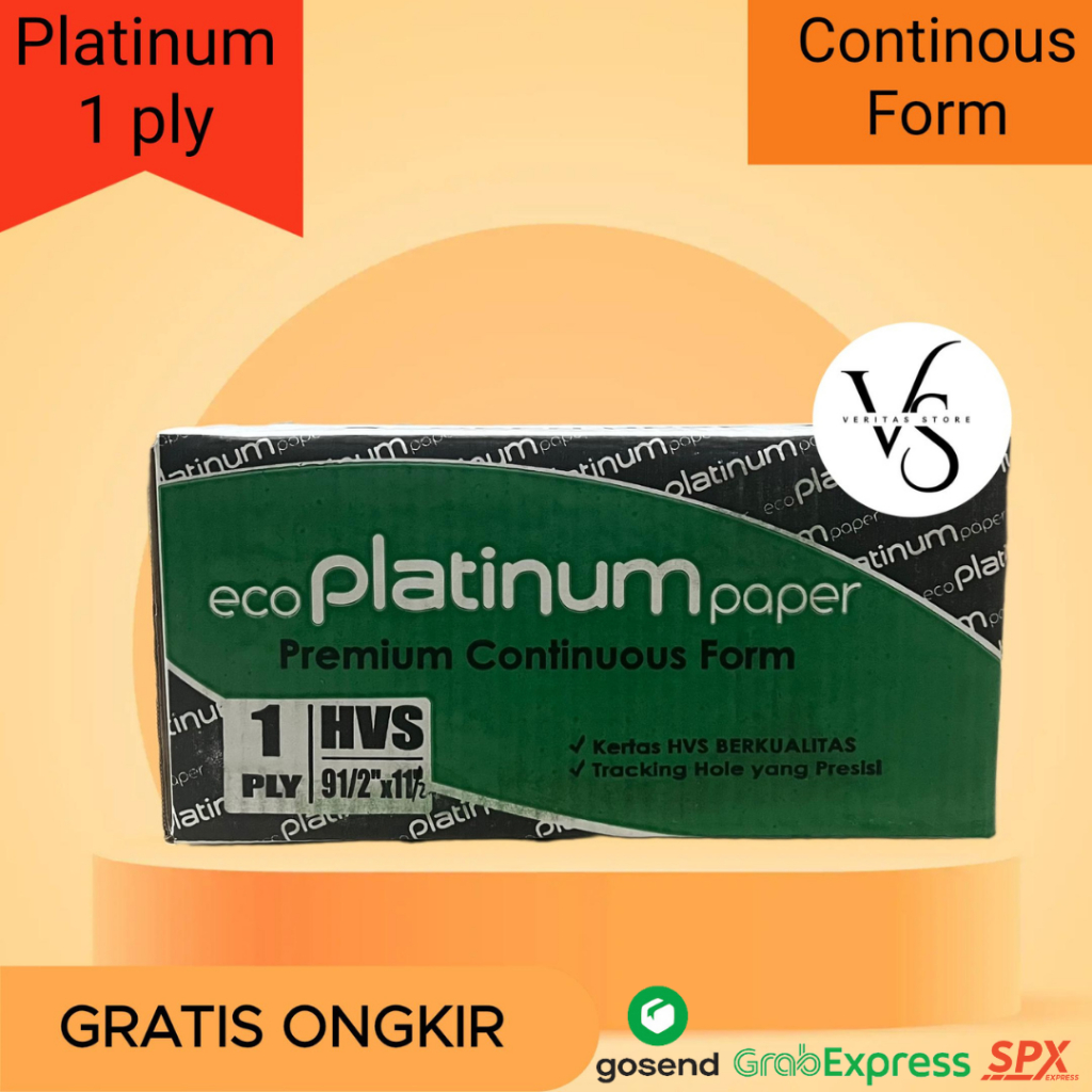 Jual Eco Continuous Form 1 Ply dan 1 Ply bagi 2 ukuran 9½ x 11 merk ...