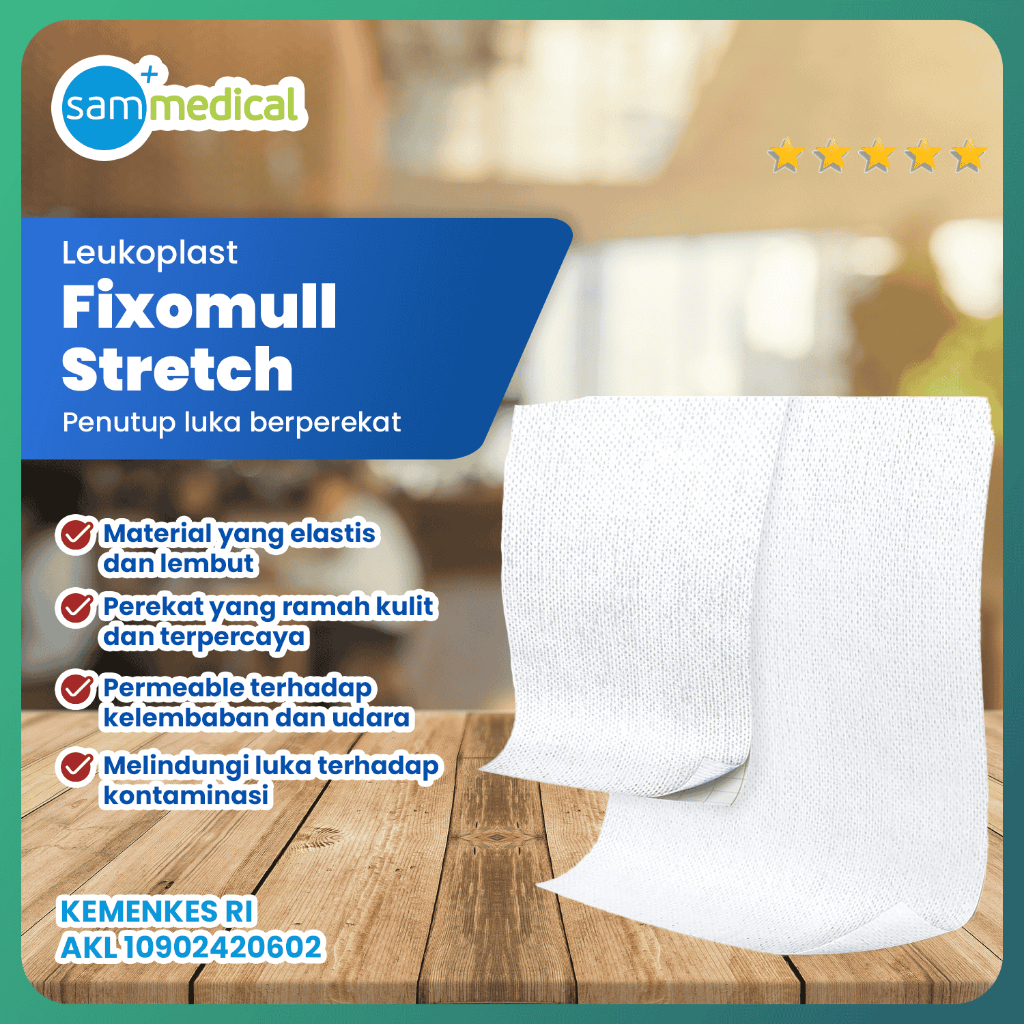 Jual Fixomull Stretch Perban Elastis / Dressing Penutup Luka + Perekat ...