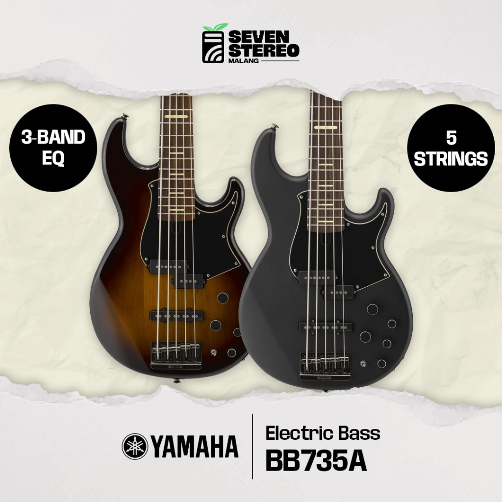 Jual Yamaha BB735 A BB 735 5 String Bass Original - Bass Elektrik ...