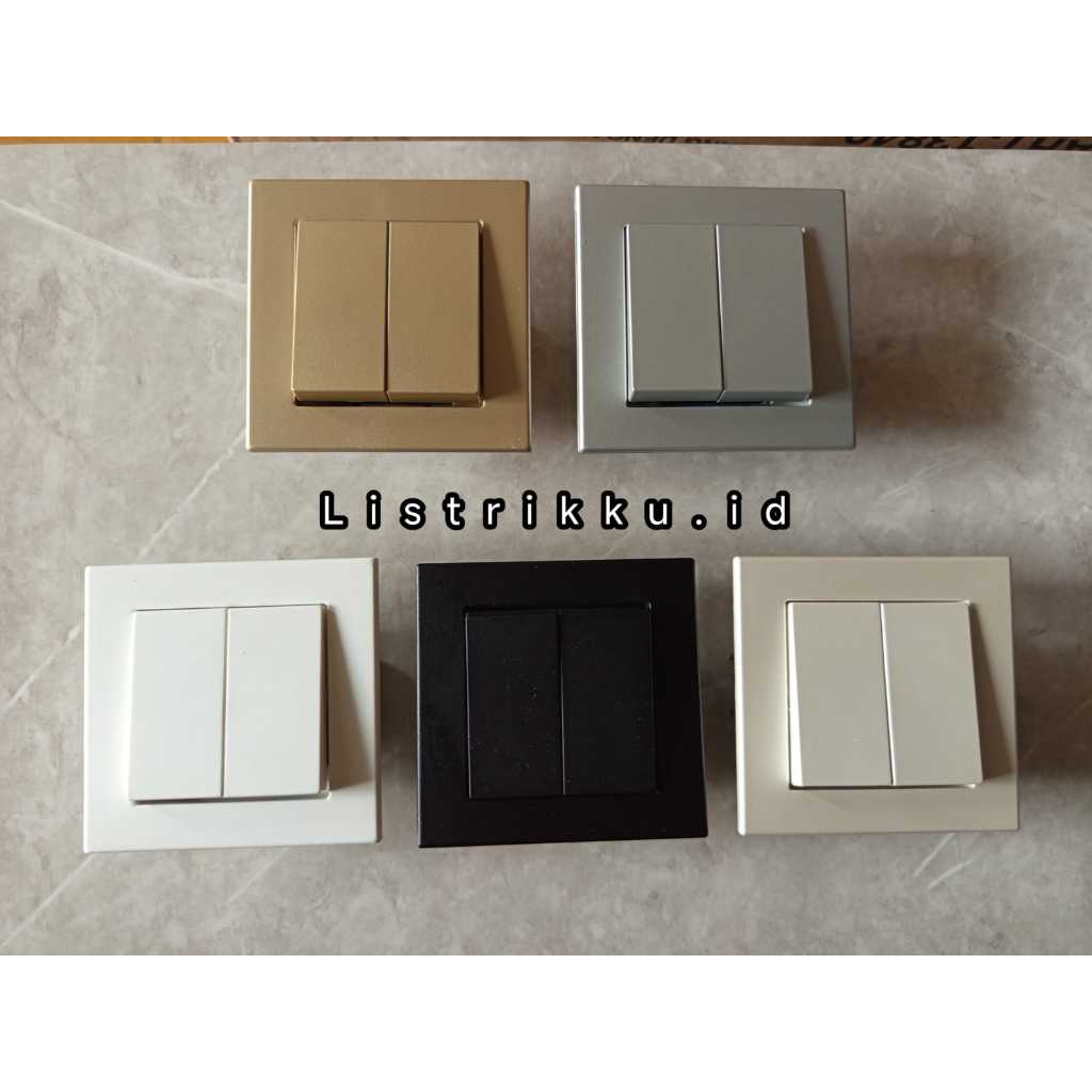 Jual BROCO PLANO SAKLAR DOUBLE 1 ARAH E162 | Shopee Indonesia