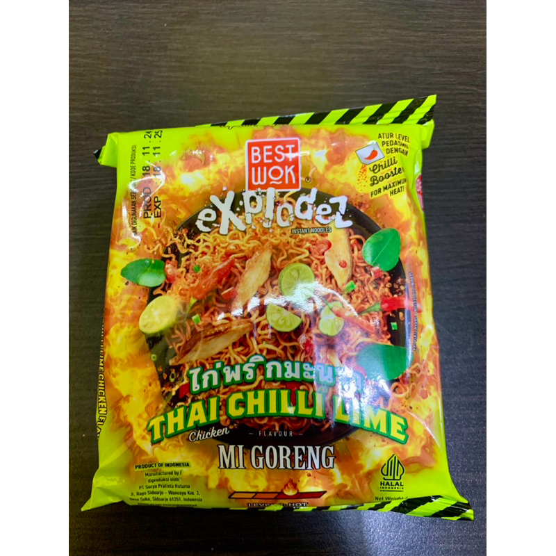 Jual Best Wok Mie Goreng explodez thai chili lime 75gr | Shopee Indonesia