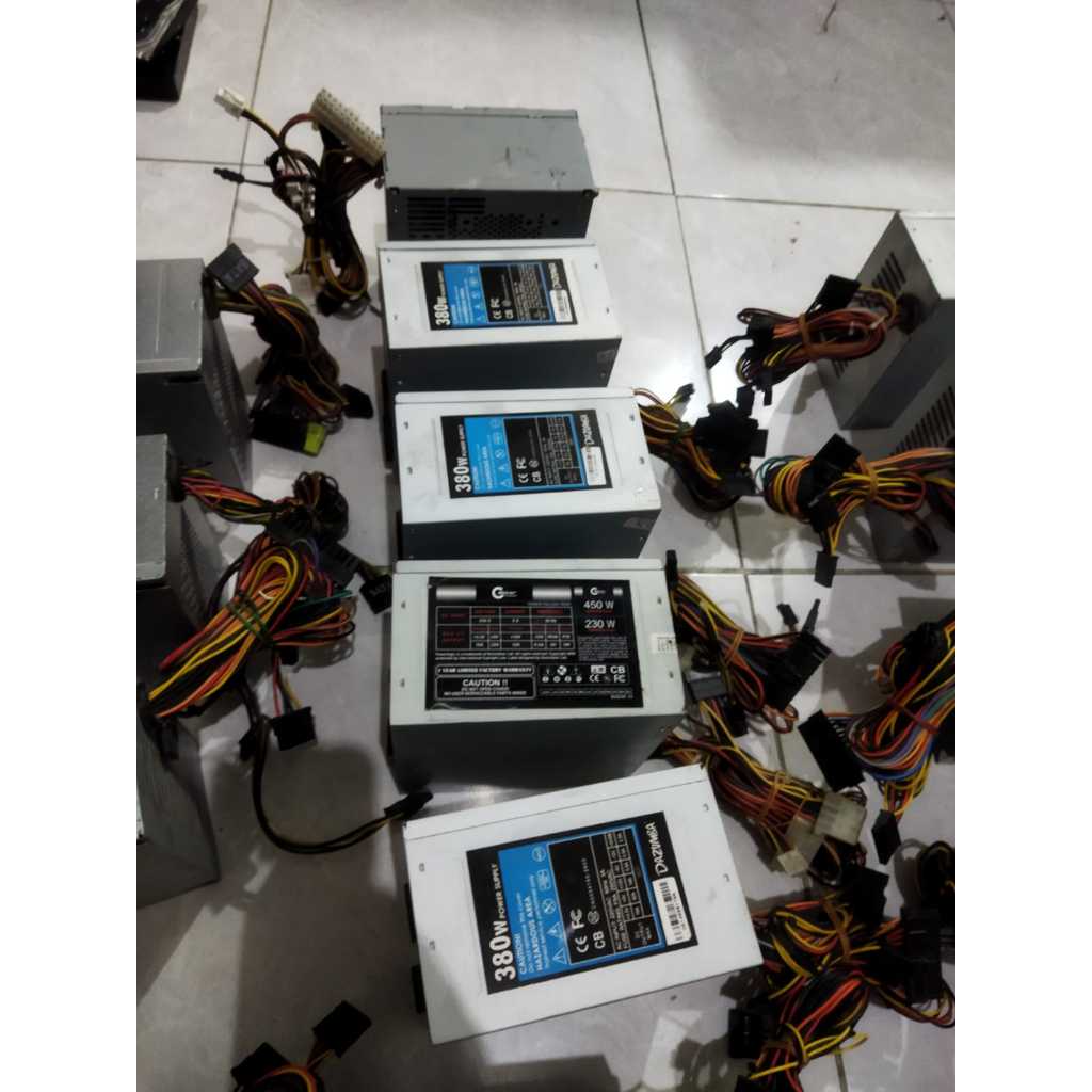 Jual Psu Power Suplay 280 300 Watt Komputer Bekas Second Murah Surabaya ...