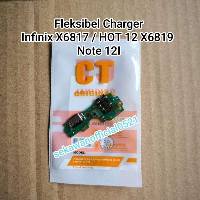 Jual Fleksibel Charger Infinix X6817/HOT 12 X6819 / Note 12i Original ...