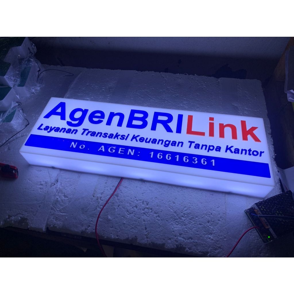 Jual Neon Box LED Akrilik BRILINK Custom | Shopee Indonesia