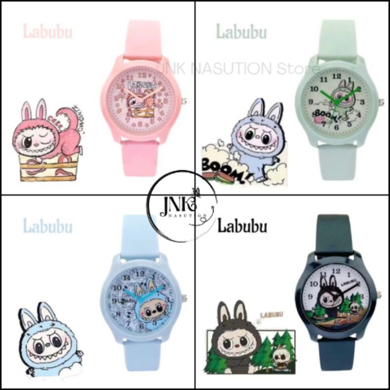 Jual JAM TANGAN ANAK MOTIF LABUBU DIAMETER 28mm | Shopee Indonesia
