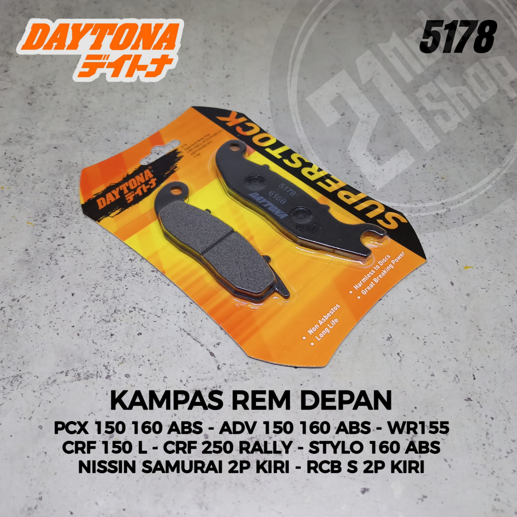 Jual Kampas Rem Depan PCX 150 160 ADV 150 160 Stylo 160 ABS Daytona ...