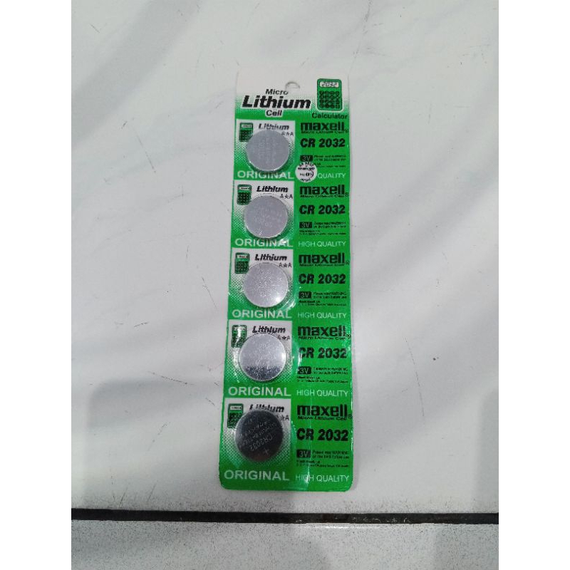 Jual Baterai Micro Lithium Cell Maxell CR 2032 | Shopee Indonesia