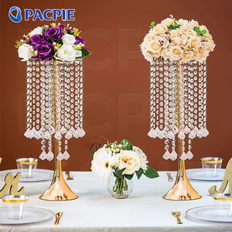 Jual PACPIE Vas Bunga Aesthetic Ruang Tamu Vas Kristal Akrilik Rumbai ...