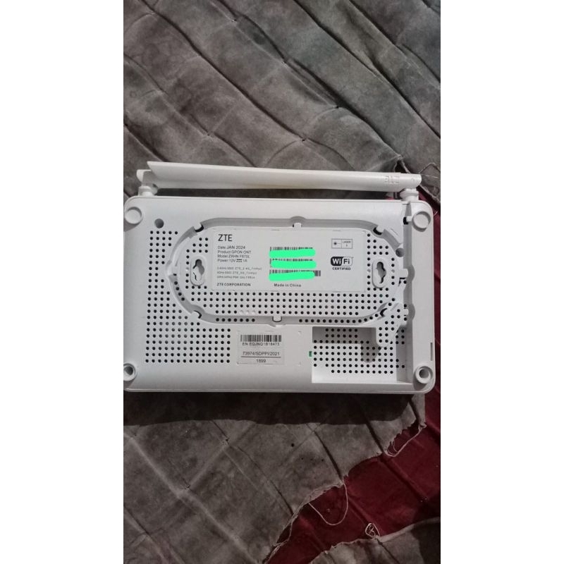 Jual MODEM ONT ZTE WIFI + ADAPTOR (SECOND) | Shopee Indonesia