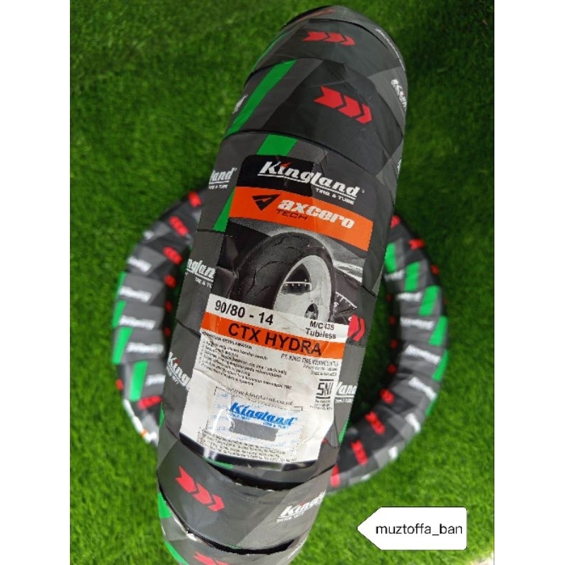 Jual Ban tubless KINGLAND CTX HYDRA 90/80 14 soft compound cocok buat ...