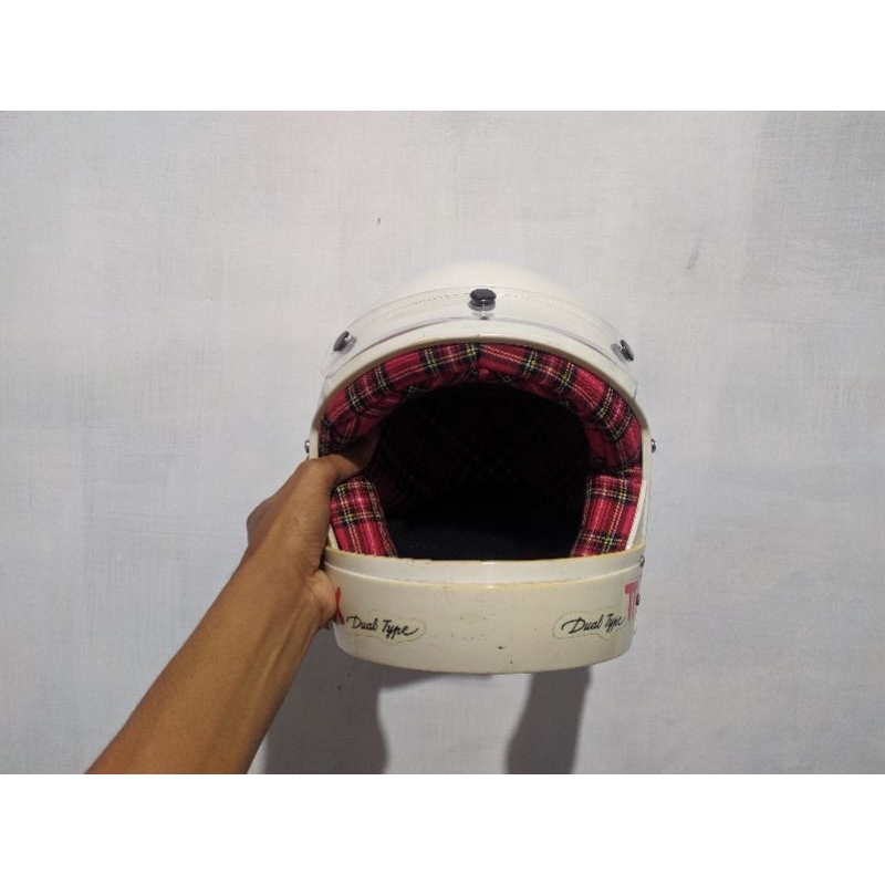 Jual Helm Jadul TRX Custom | Shopee Indonesia