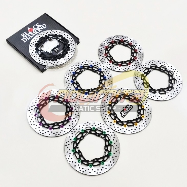 Jual Piringan Cakram Black Diamond Disc Brake Floating 300mm Yamaha XMAX R25 XSR MT25 | Shopee ...