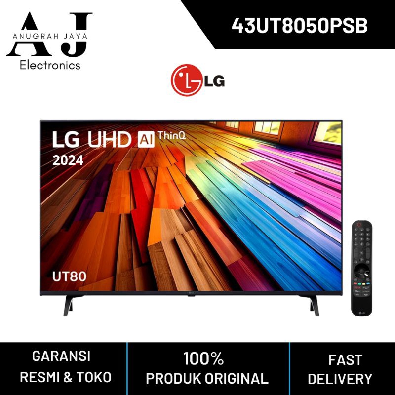 Jual Smart TV LG 43UT8050PSB UHD 4K HDR 10 pro smart TV LG 43 inch LG ...