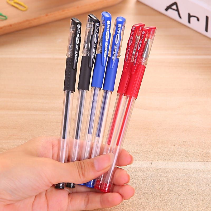 Jual 1 LUSIN PULPEN GEL isi 12.pcs PULPEN GEL 0,5 mm Standard | Shopee ...