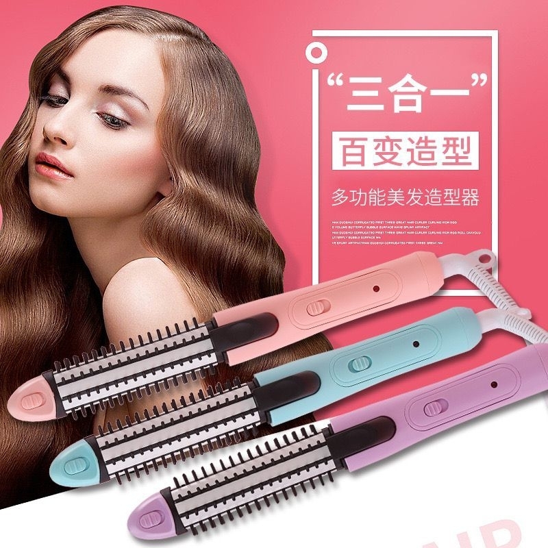 Jual Catokan Rambut 3 in 1 Pelurus Pengeriting / Catokan Jagung ...