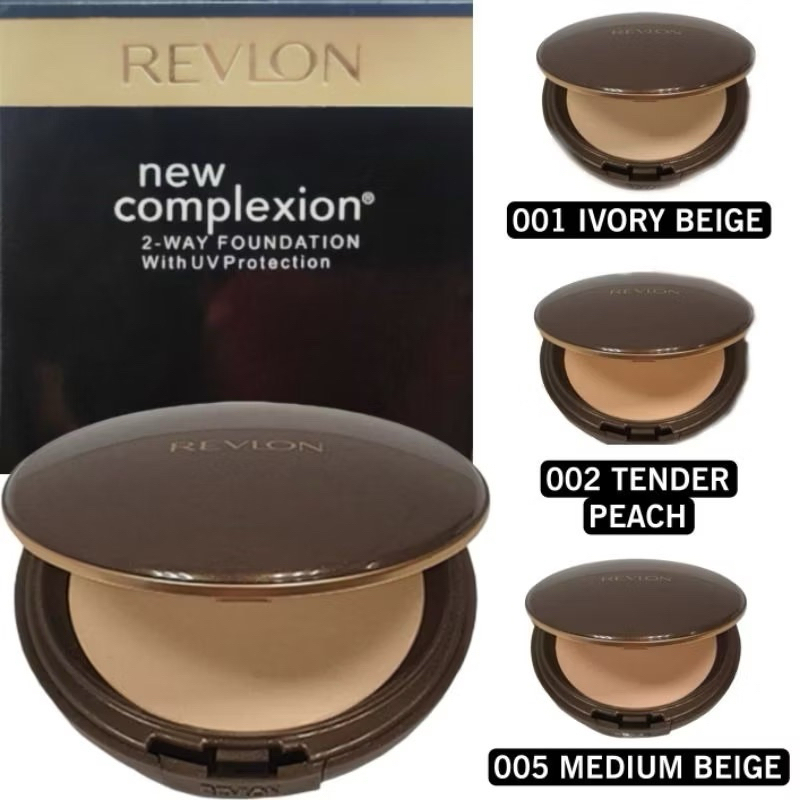 Jual Revlon New Complexion 2 Way Foundation With Uv Protections ...