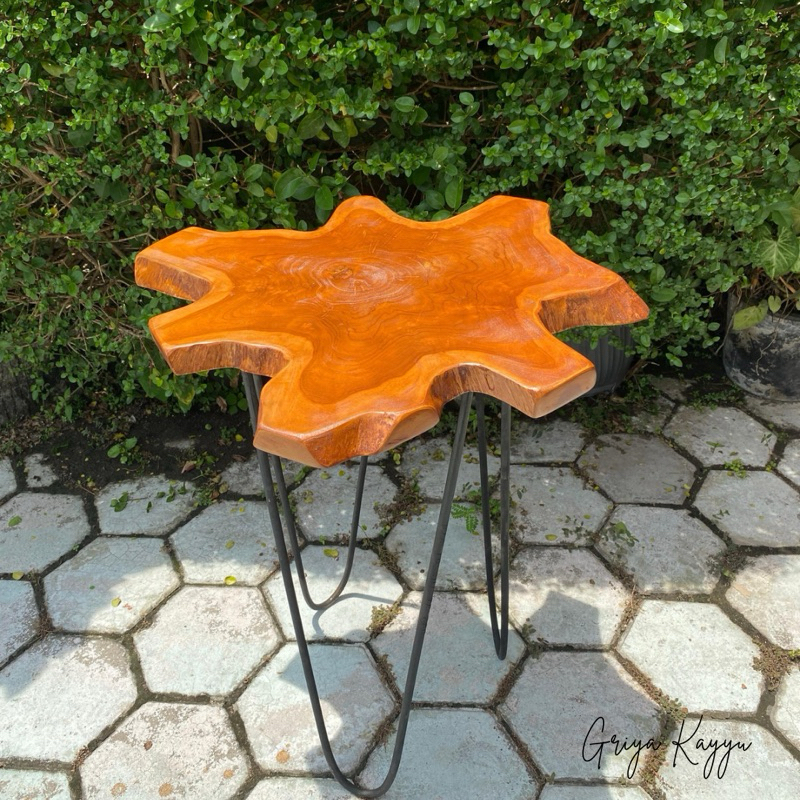 Jual Meja Akar Jati Diameter 50-60 cm | Shopee Indonesia