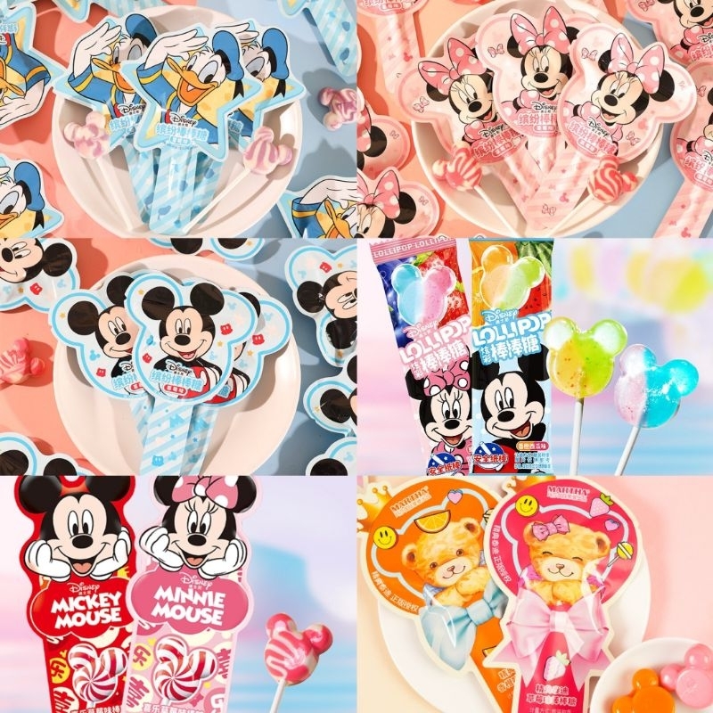 Jual HARGA PER PCS LOLIPOP TANGKAI PERMEN DISNEY DONALD MINNIE MICKEY ...