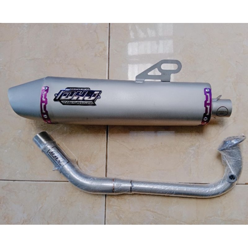 Jual knalpot all matic model KOU sandblast | Shopee Indonesia