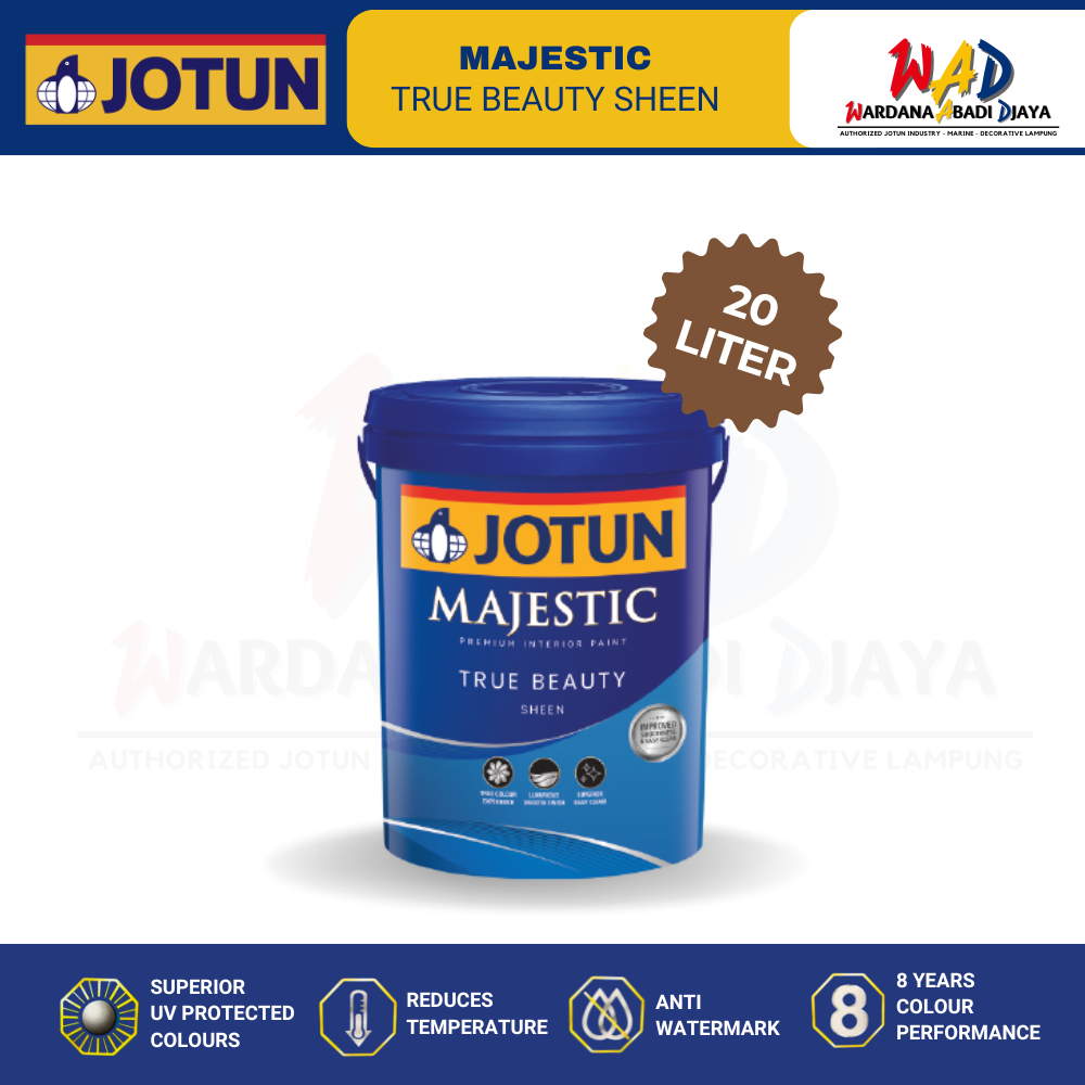 Jual WAD CAT JOTUN MAJESTIC TRUE BEAUTY SHEEN - CAT INTERIOR 20 LITER ...