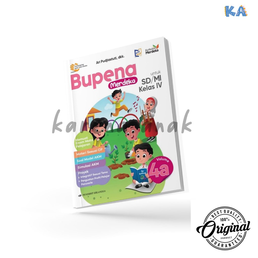 Jual Buku Pelajaran Erlangga Bupena Merdeka Sd Mi Kelas 4 4a 4b 4c 4d Kurikulum Merdeka Erlangga ...