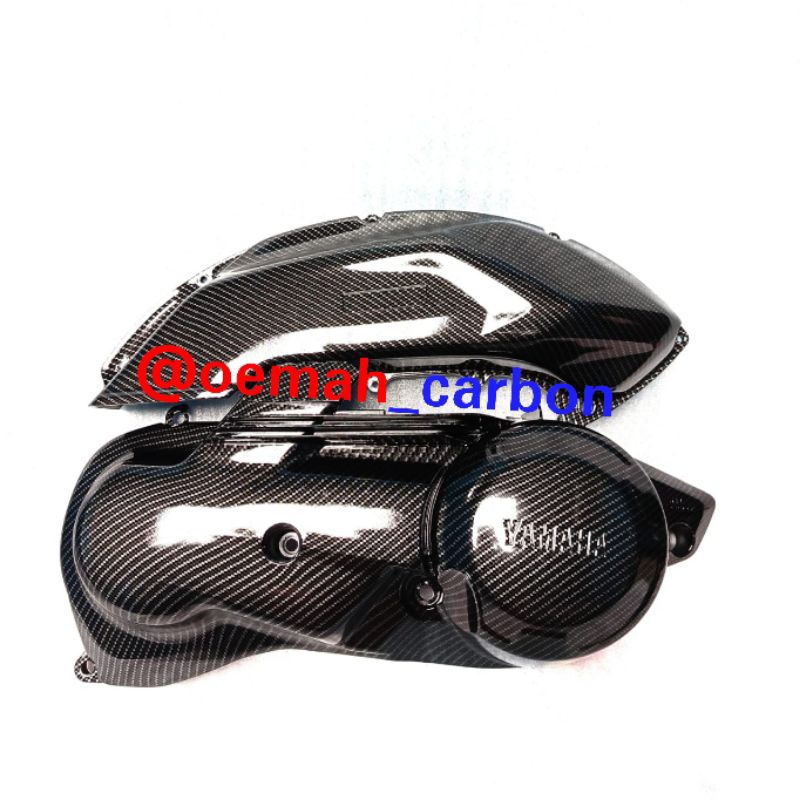 Jual COVER CVT & FILTER LUAR NMAX TURBO CARBON ORIGINAL | Shopee Indonesia
