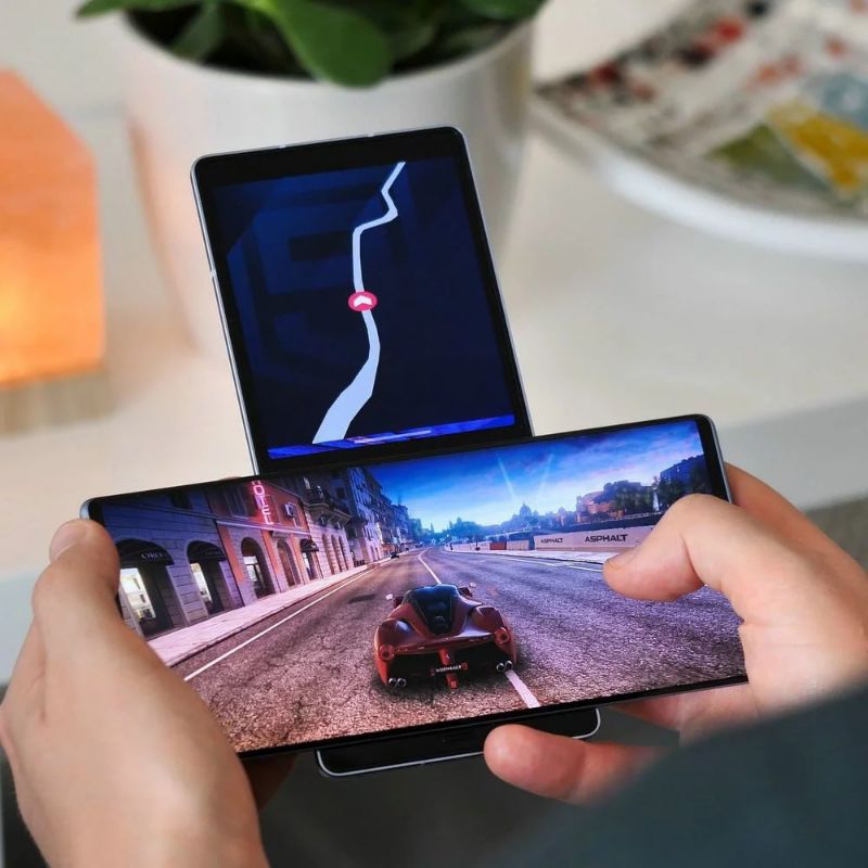 Jual LG WING 5G F100 RAM 8/128GB - 8/256GB ANDROID DUA LAYAR PUTAR ...