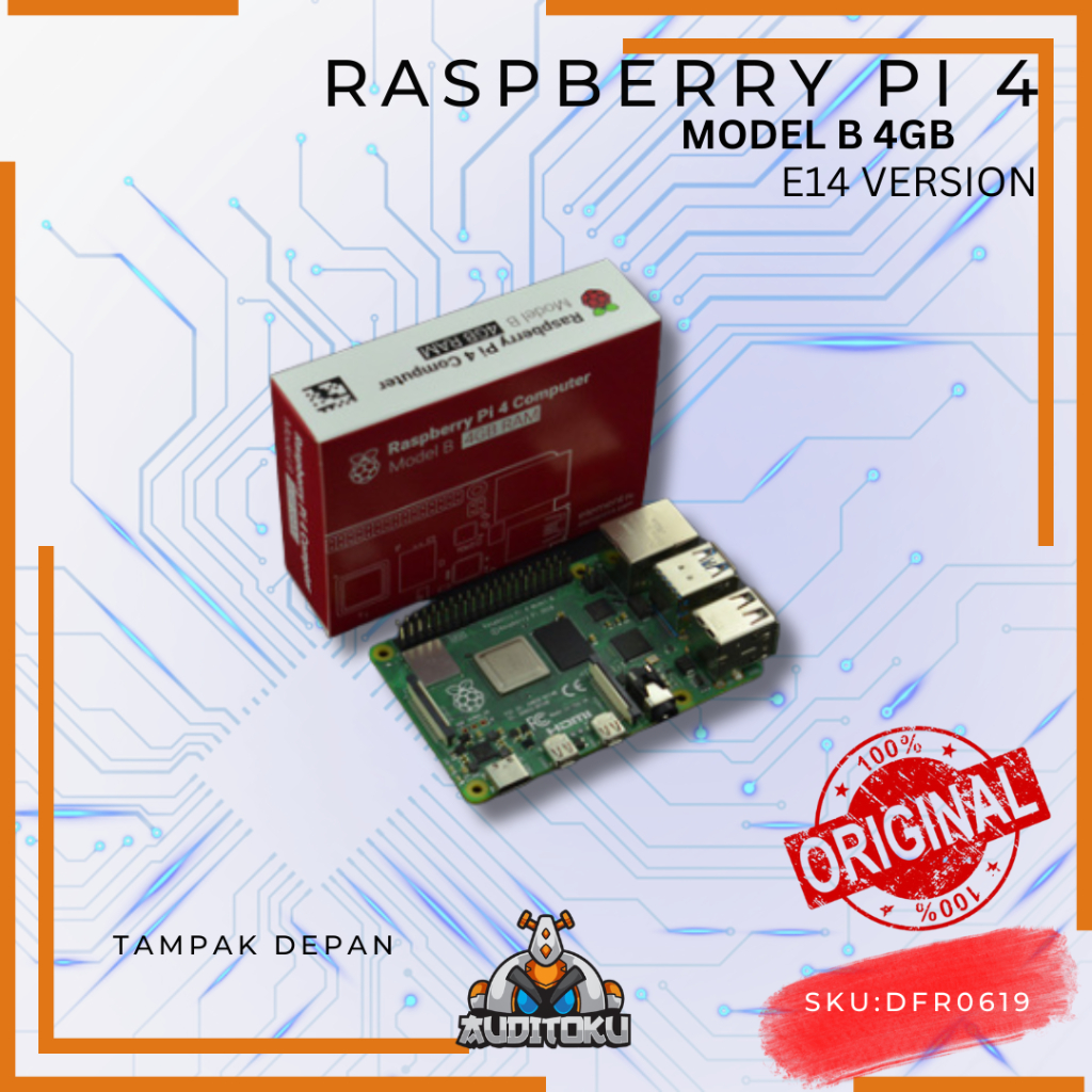 Jual RASPBERRY PI 4 MODEL B E14 VERSION | Shopee Indonesia