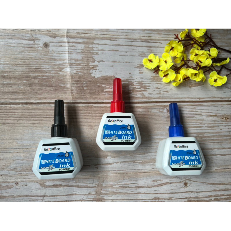 Jual MARKER INK TINTA REFILL SPIDOL WHITE BOARD FLEXOFFICE TINTA BIRU ...