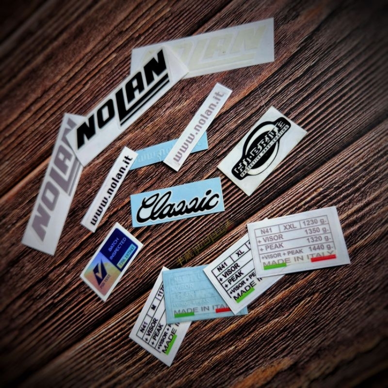 Jual Sticker Set Nolan N41 - ( Logo Printing) | Shopee Indonesia