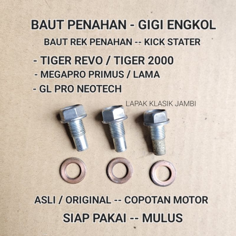 Jual Baut Ring Penahan Rek Selah As Gigi Kick Stater Engkol TIGER ...