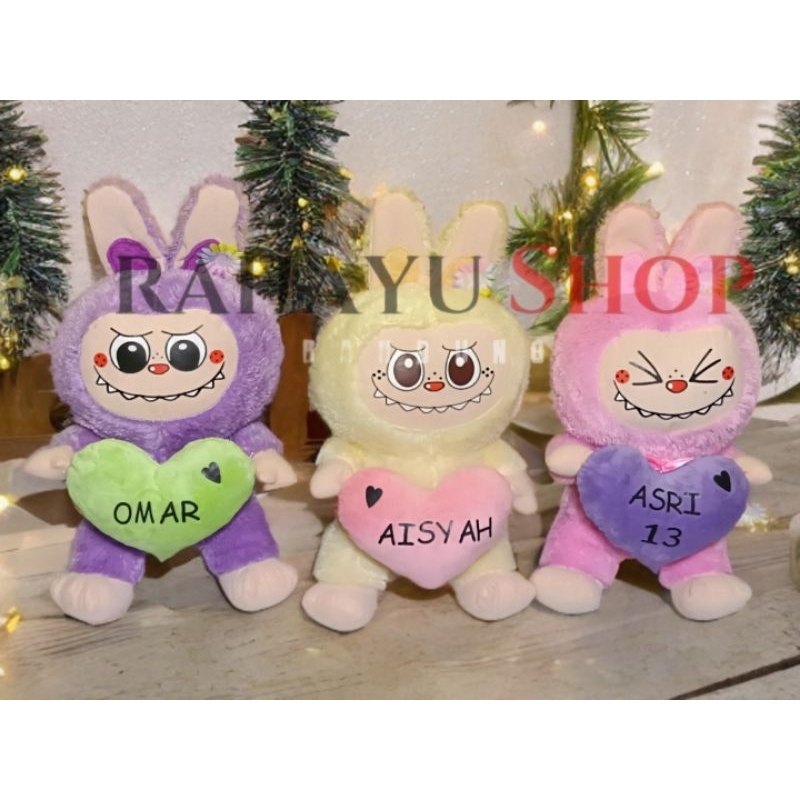 Jual Boneka Viral Labubu 40 CM (Custom Nama) | Shopee Indonesia