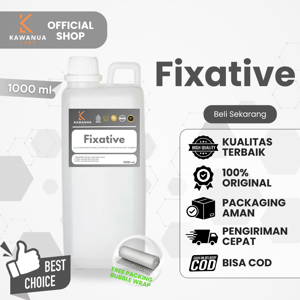 Jual FIXATIVE/FIXADURA PREMIUM Penguat & Pengikat Parfum 1Liter ...