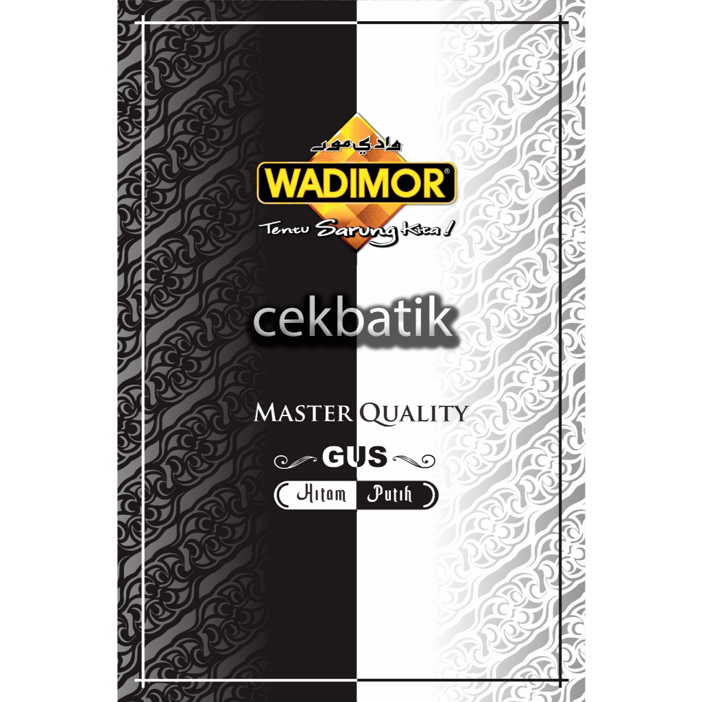 Jual Sarung Tenun Wadimor MASTER QUALITY BATIK GUS (gus igdam series ...