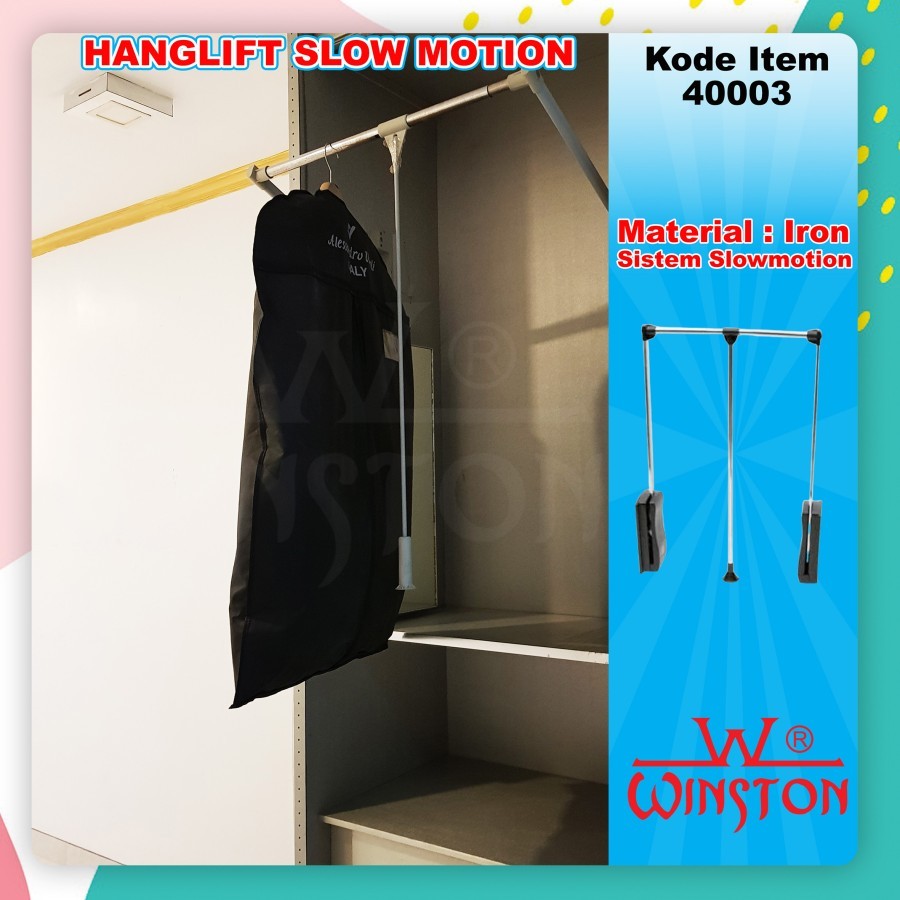Jual Engsel Lemari Hang Lift HANGLIFT Wardrobe Lifter Gantung Winston ...