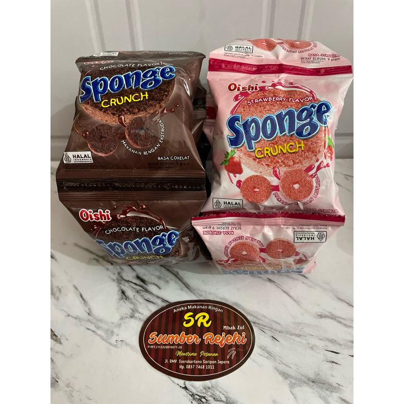 Jual SNACK SPONGE CRUNCH ISI 10 BUNGKUS | Shopee Indonesia