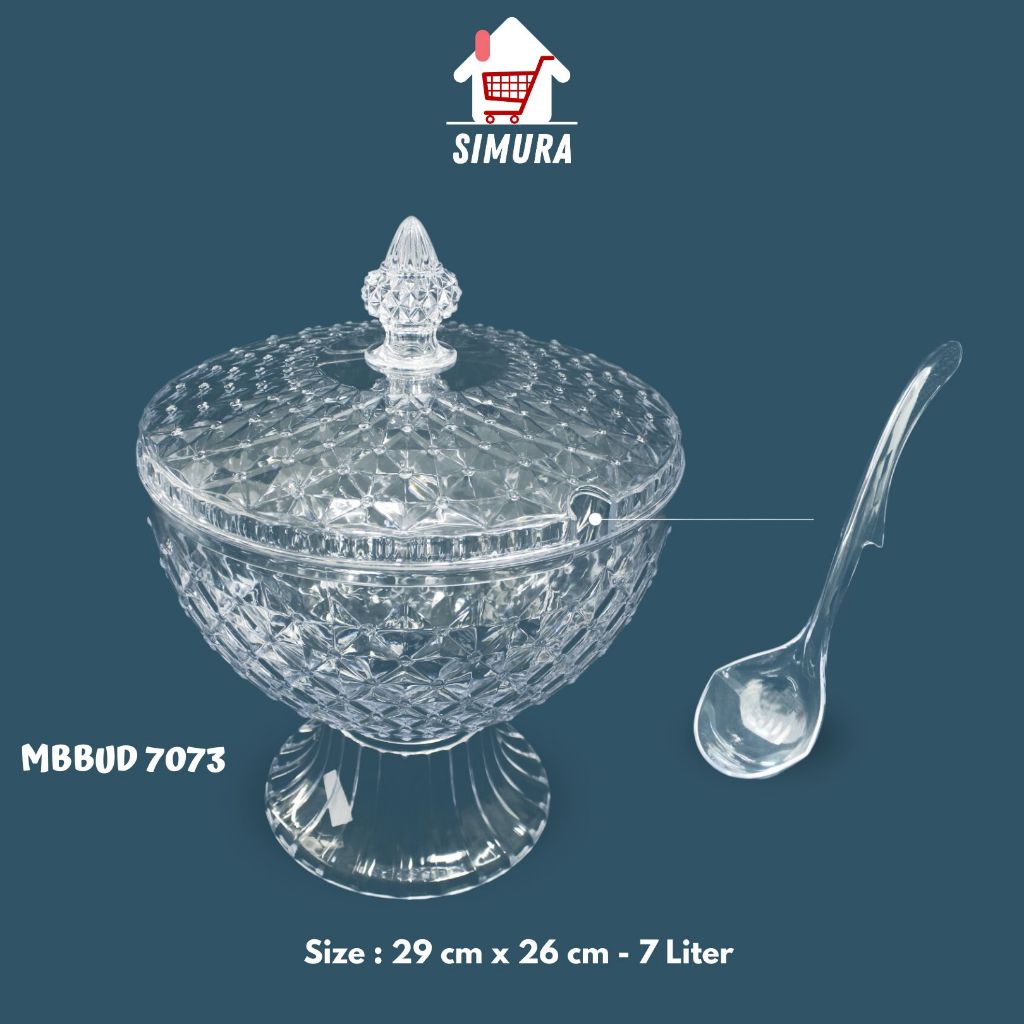 Jual 1PCS MANGKOK BUAH DIAMOND NATURAL KAPASITAS 7LITER GOLDEN SUNKIST ( MBBUD 7073 N ) #GROSIR ...