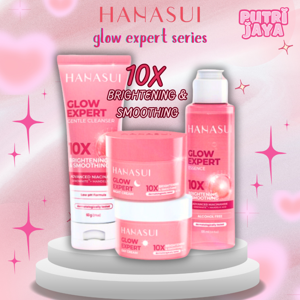 Jual HANASUI Glow Expert Series | Day Night Gentle Cleanser Toner ...