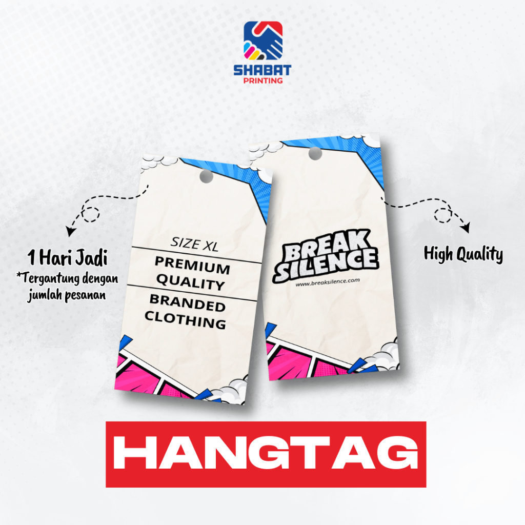 Jual Hang Tag Baju Art Carton 260 - Label Baju - Cetak Hangtag Baju ...