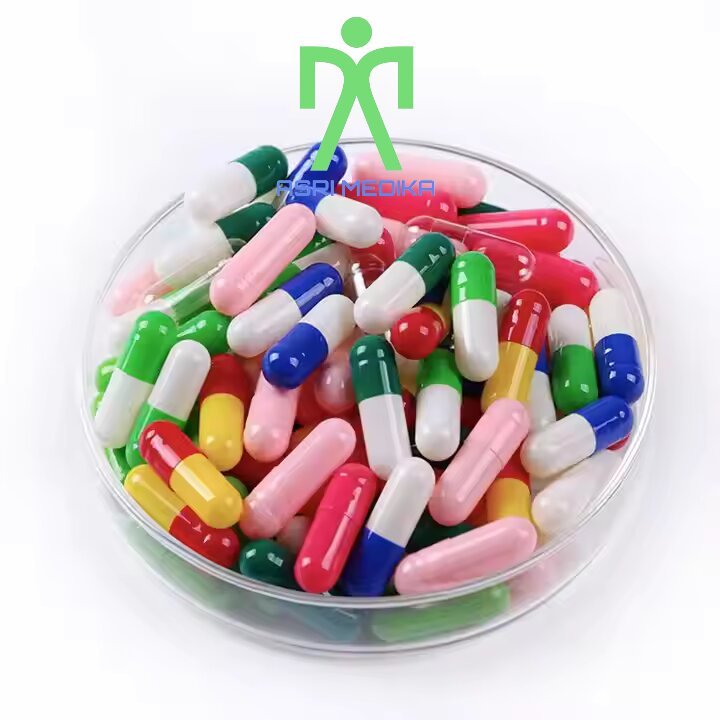 Jual Kapsul Kosong No 2 isi 1000 Butir Cangkang Capsule 2Warna ASLI ...