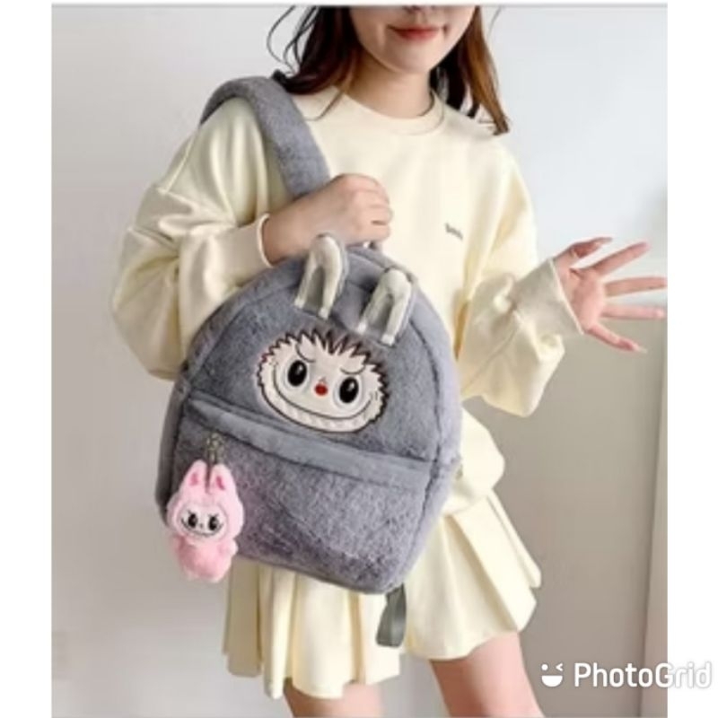 Jual TAS RANSEL BONEKA LABUBU TAS ANAK KARAKTER LABUBU TAS ANAK VIRAL 2025 | Shopee Indonesia
