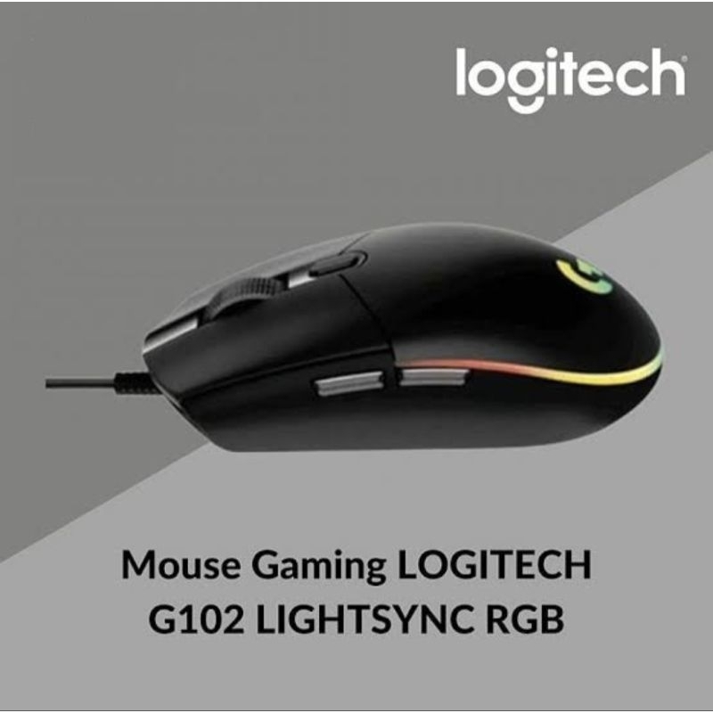 Jual LOGITECH G102 Lightsync Gaming Mouse RGB 8000 DPI Wired USB | Shopee Indonesia