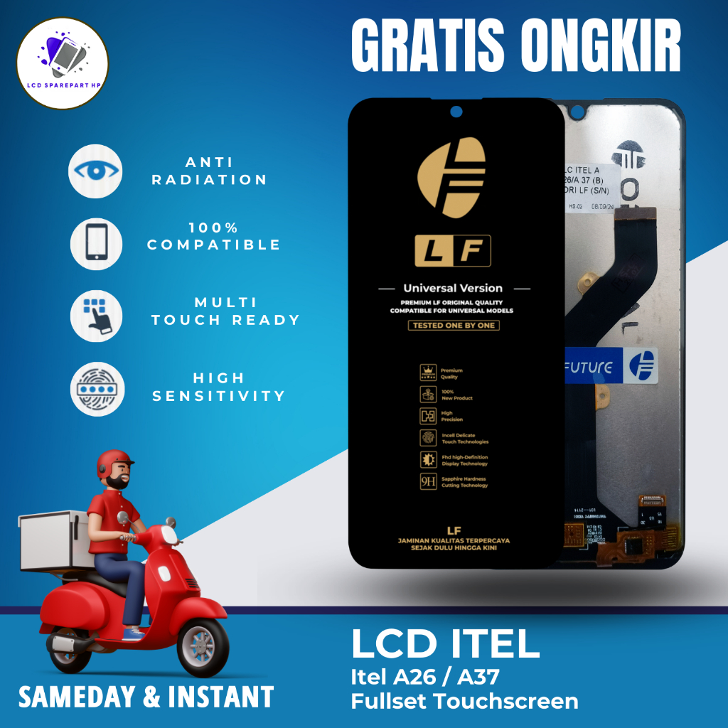 Jual LCD ITEL A26 / A37 FULLSET TOUCHSCREEN | Shopee Indonesia