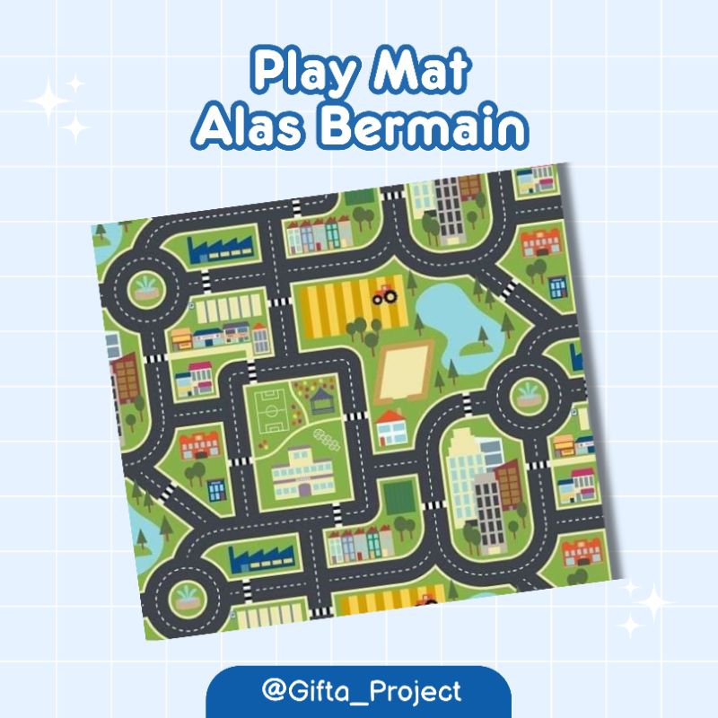 Jual Play Mat Alas Main Anak | Road Map | Shopee Indonesia