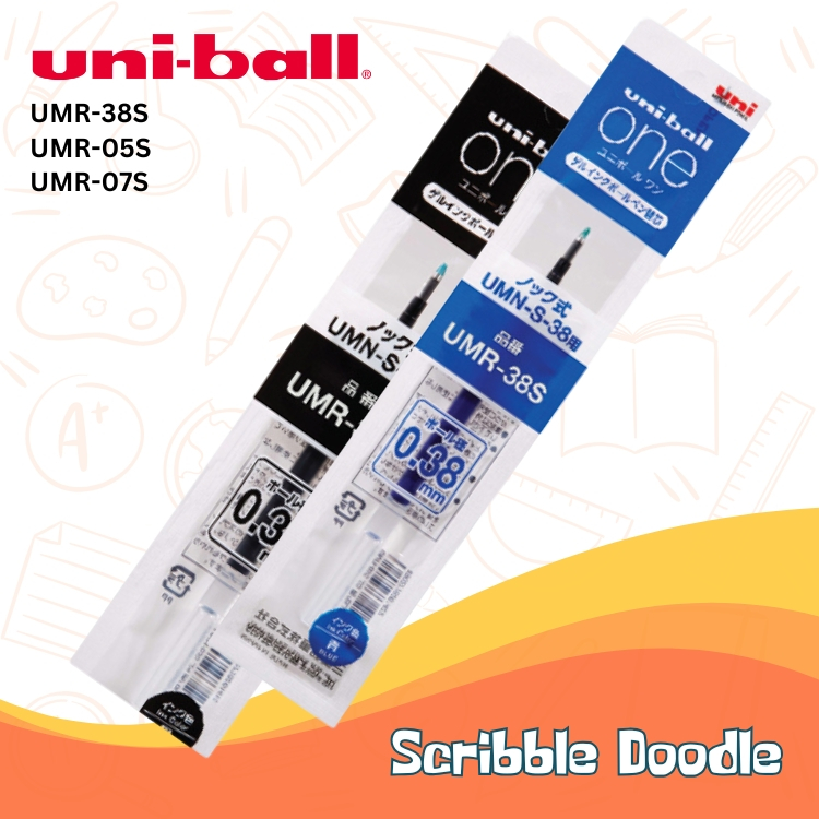 Jual Refill UNI Uniball One Gel Ballpoint Pen UMR-38S | UMR-05S | UMR ...