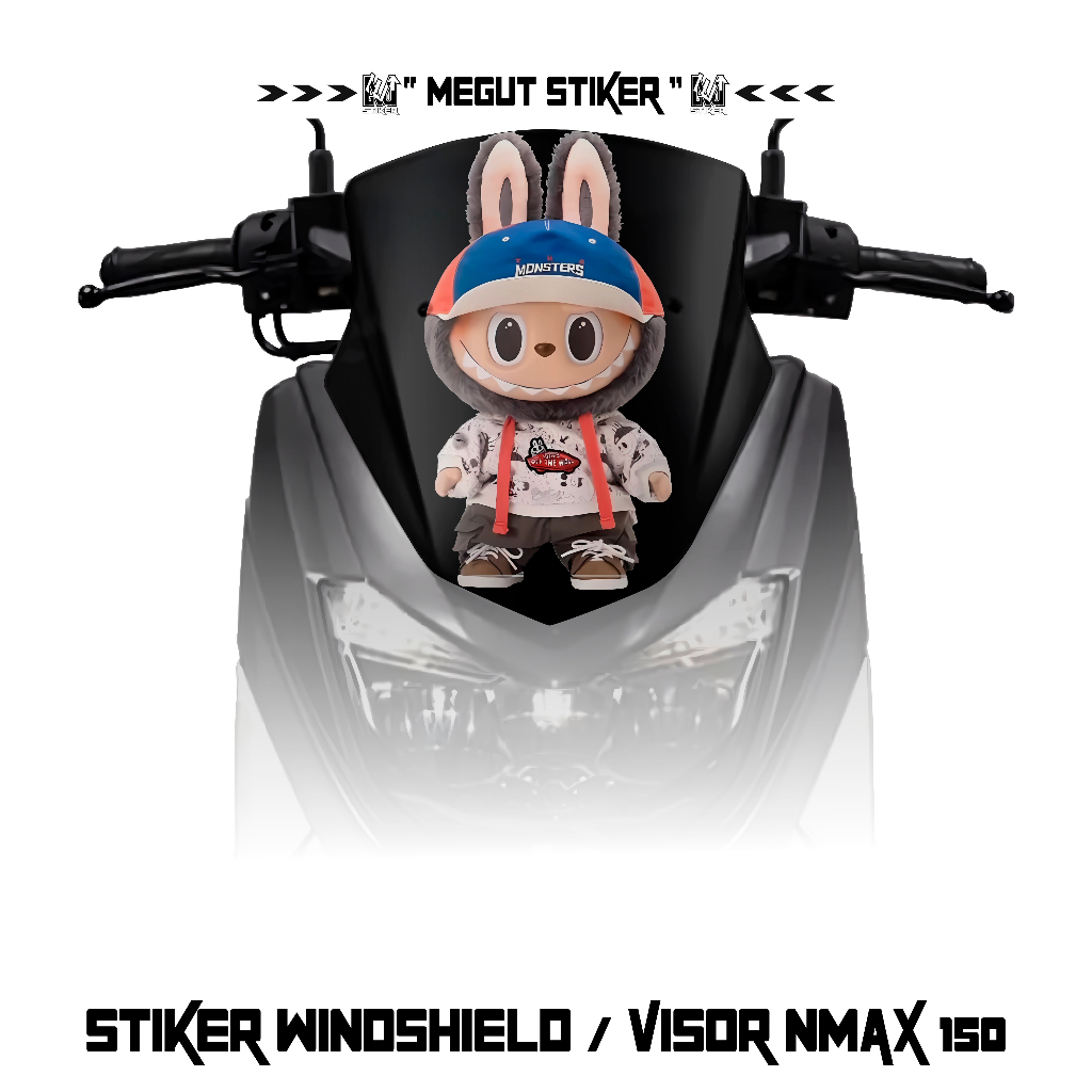 Jual STIKER VISOR NMAX LAMA 150 / STICKER WINDSHIELD NMAX OLD 150 ...