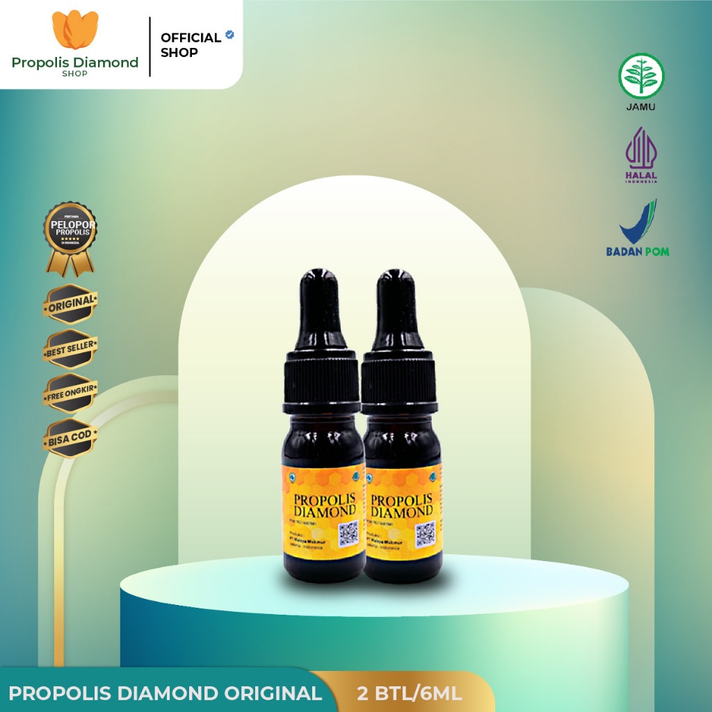 Jual Propolis Diamond Premium New Zealand Pak Untung 2 botol | Shopee ...